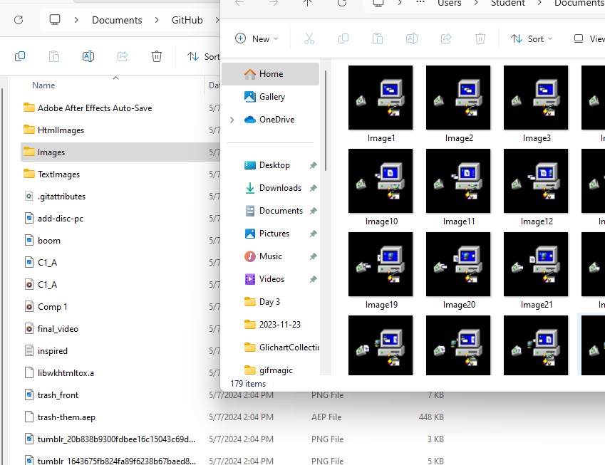 Mark's portfolio 🛰️ - Gif series